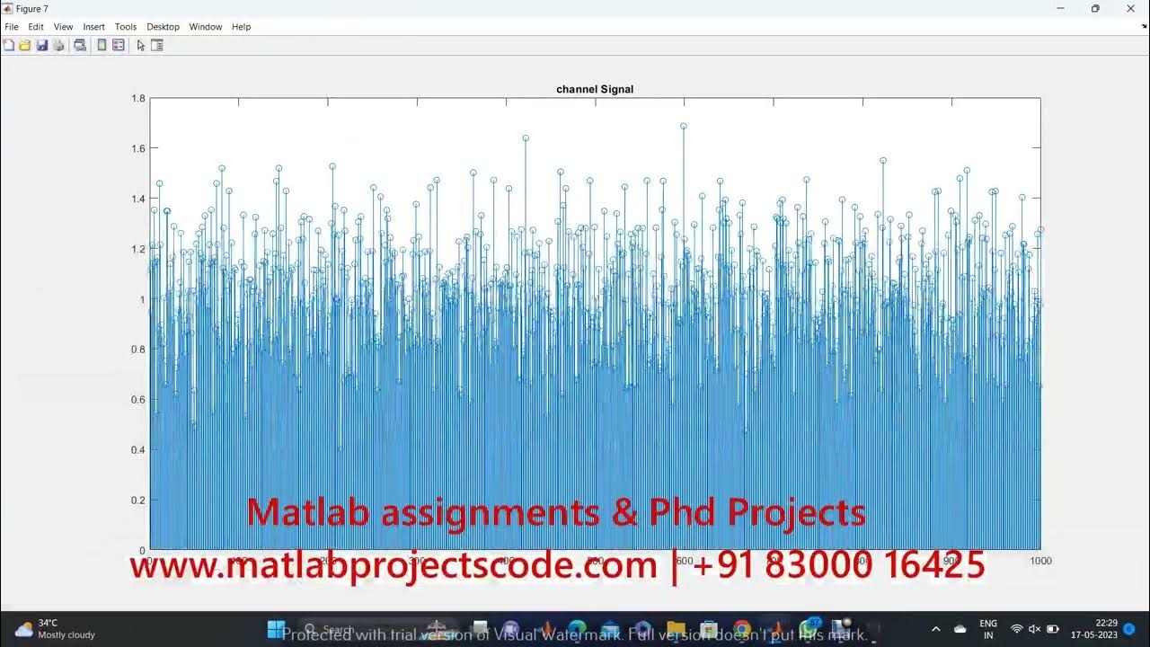 UNDERWATER VISIBLE LIGHT COMMUNICATION MATLAB CODE - YouTube