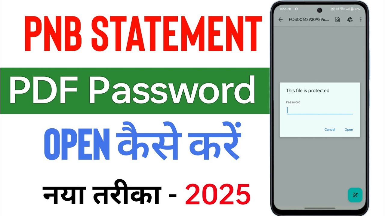 Pnb Bank Statement Password Kya Hota Hai | Punjab National Bank ...