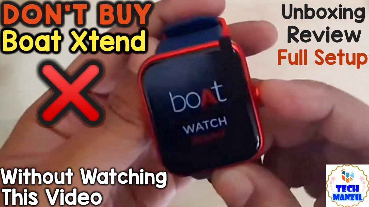 Boat xtend smartwatch unboxing | boat xtend watch setup | boat watch ...