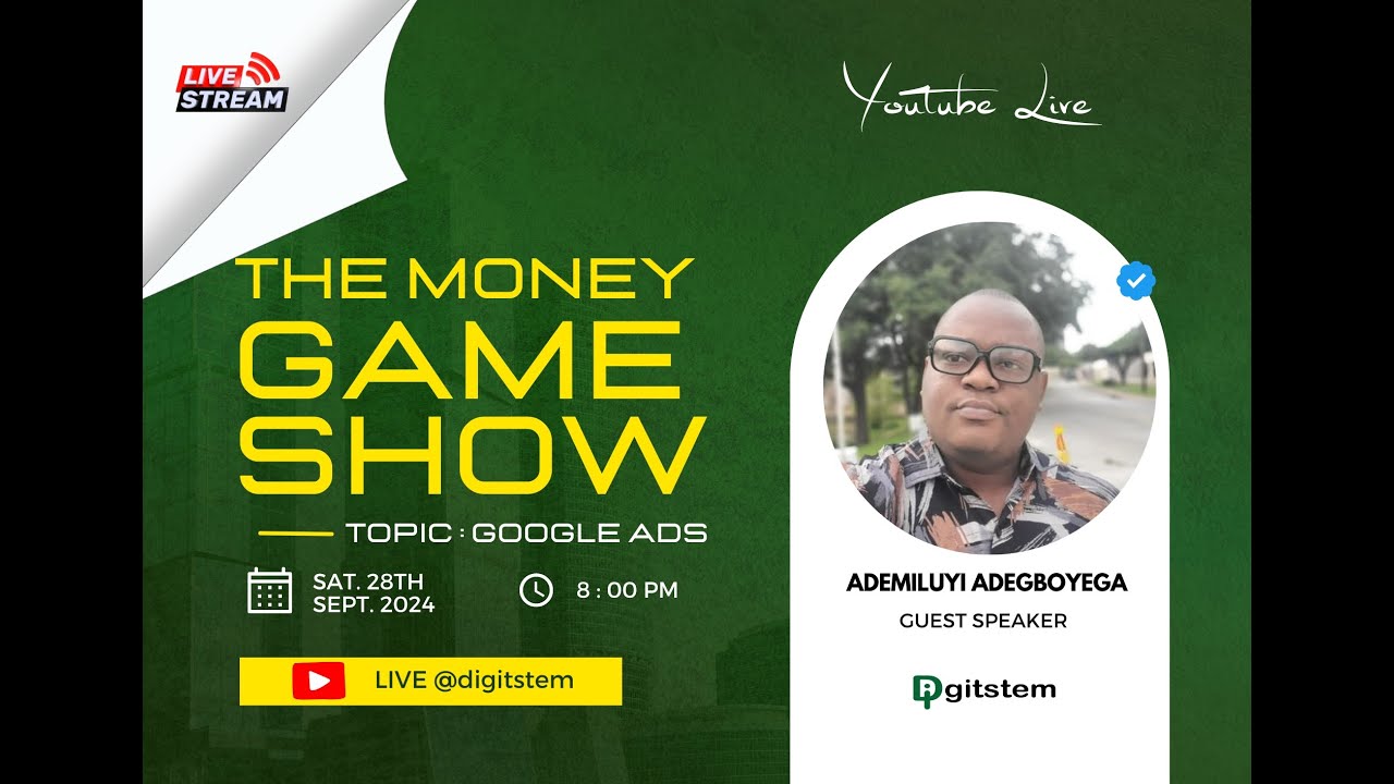 THE MONEY GAME SHOW part 2 GOOGLE ADS - YouTube