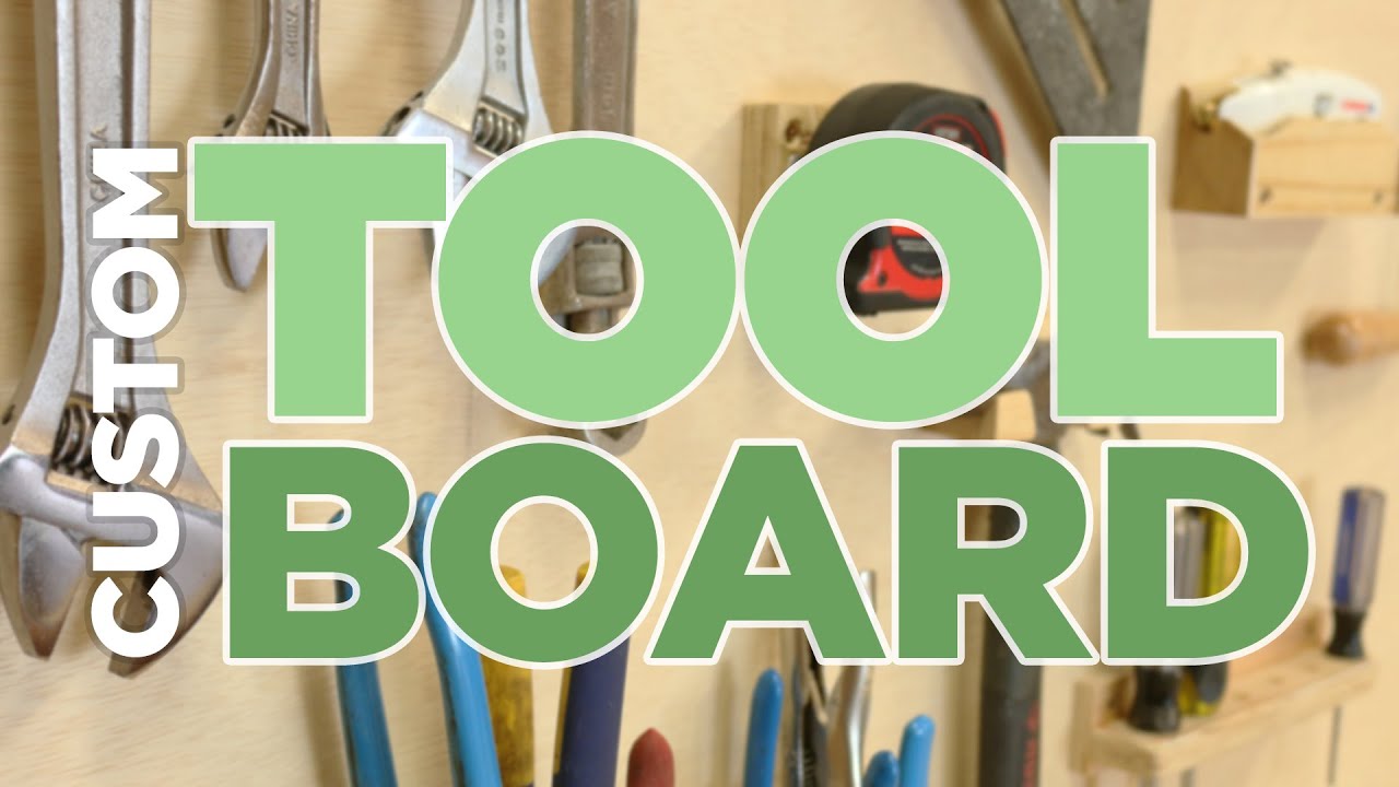 Mike Makes a Tool Board (Hand Tool Organization) - YouTube