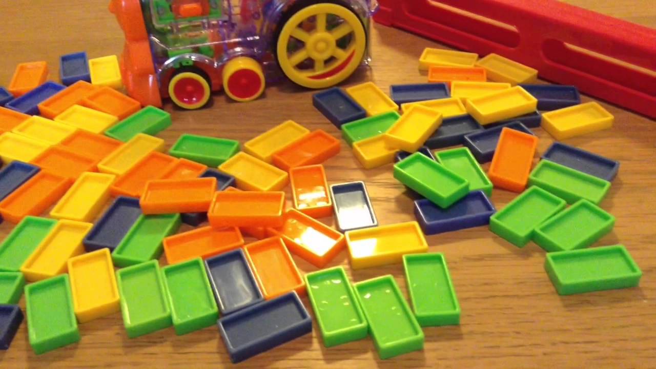 Domino Train switch adapted toy - YouTube