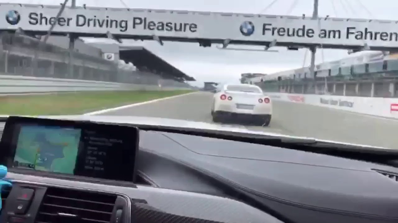 Nissan GTR vs m3 f80 - YouTube