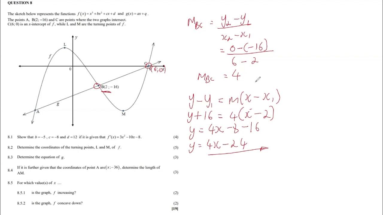 CUBIC FUNCTIONS EP 02 | CALCULUS | GRADE 12 - YouTube