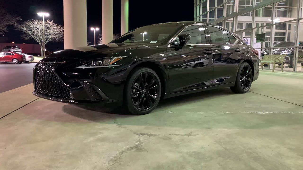 2021 Lexus ES 350 Black Line - YouTube