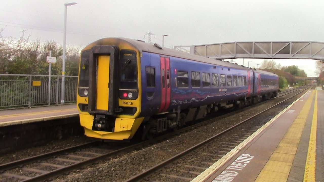 Trains at Worle, GWML - 19/11/16 - YouTube