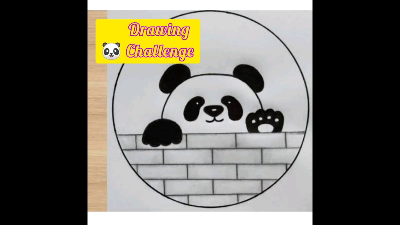 Panda drawing challenge - YouTube