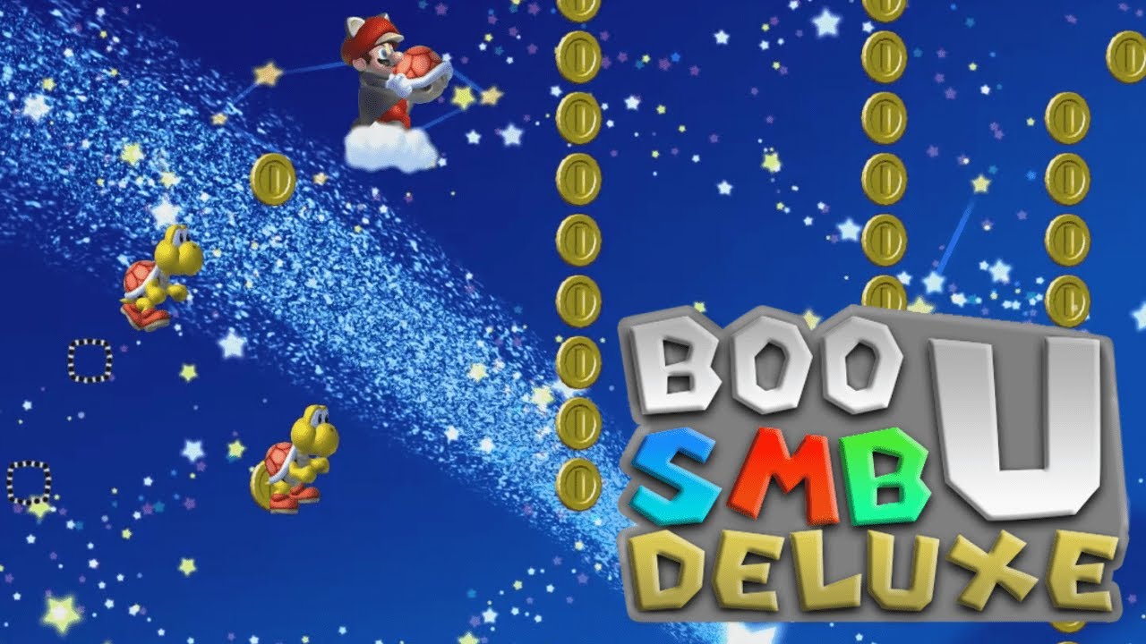 Boo SUPER MARIO BROS U Deluxe #13 Walkthrough 100% - YouTube