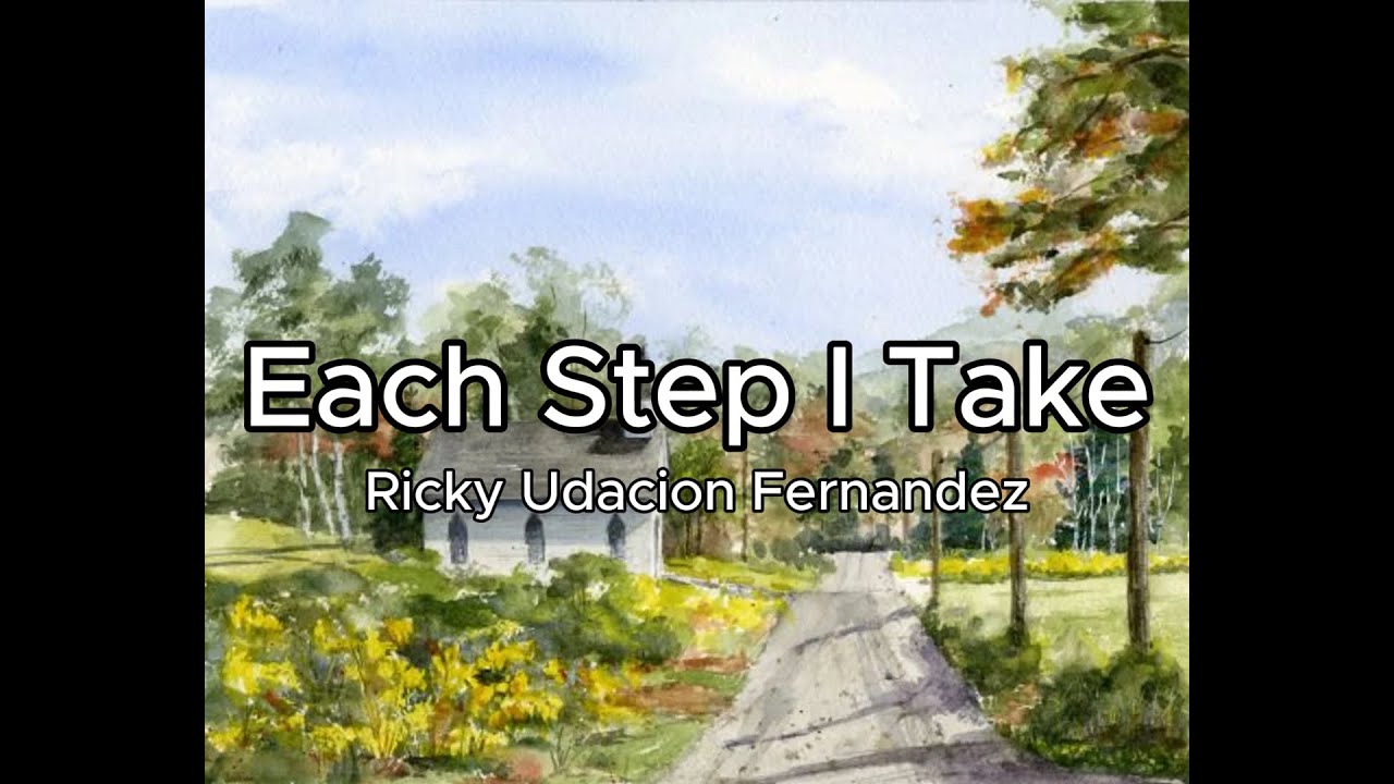 Each Step I Take | Acoustic Cover | Ricky Udacion Fernandez - YouTube