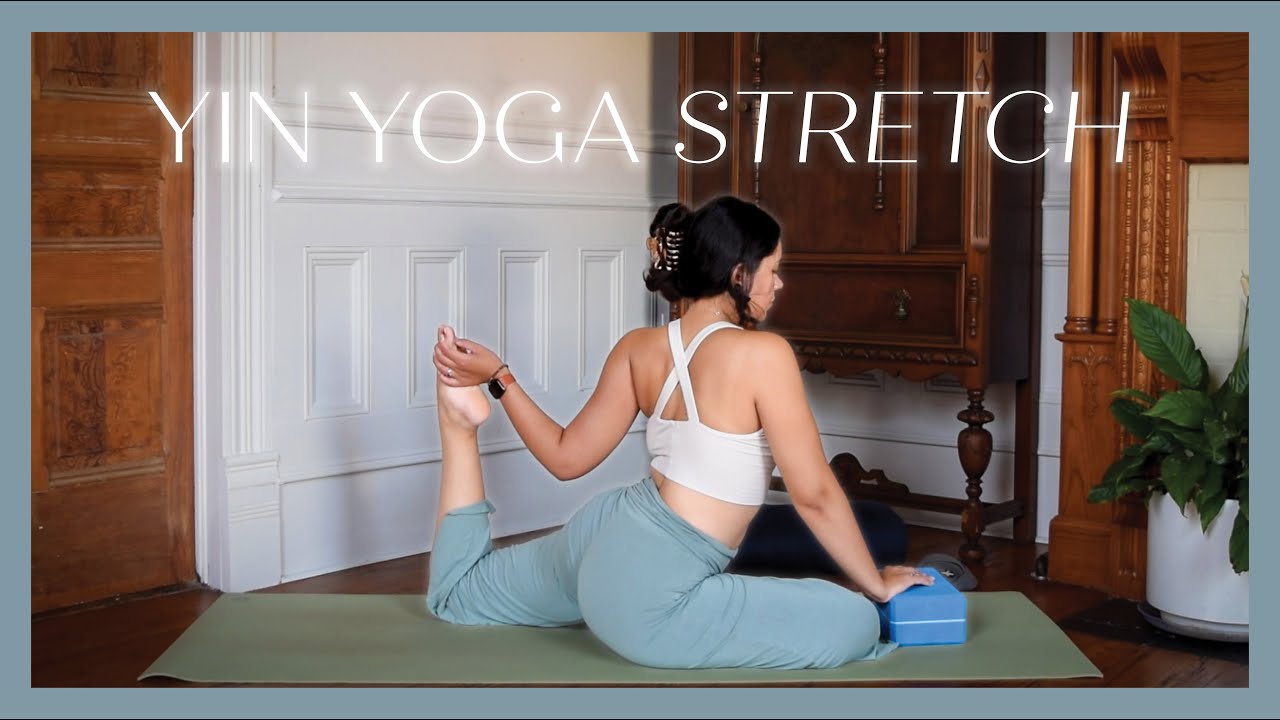 50 Min Yin Yoga Deep Stretch | Relax & Repair - YouTube