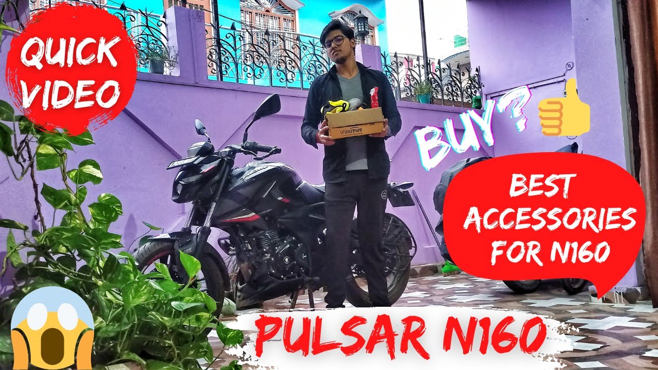 2022 PULSAR N160 BIKE ACCESSORIES - Everything You Need to Know ...