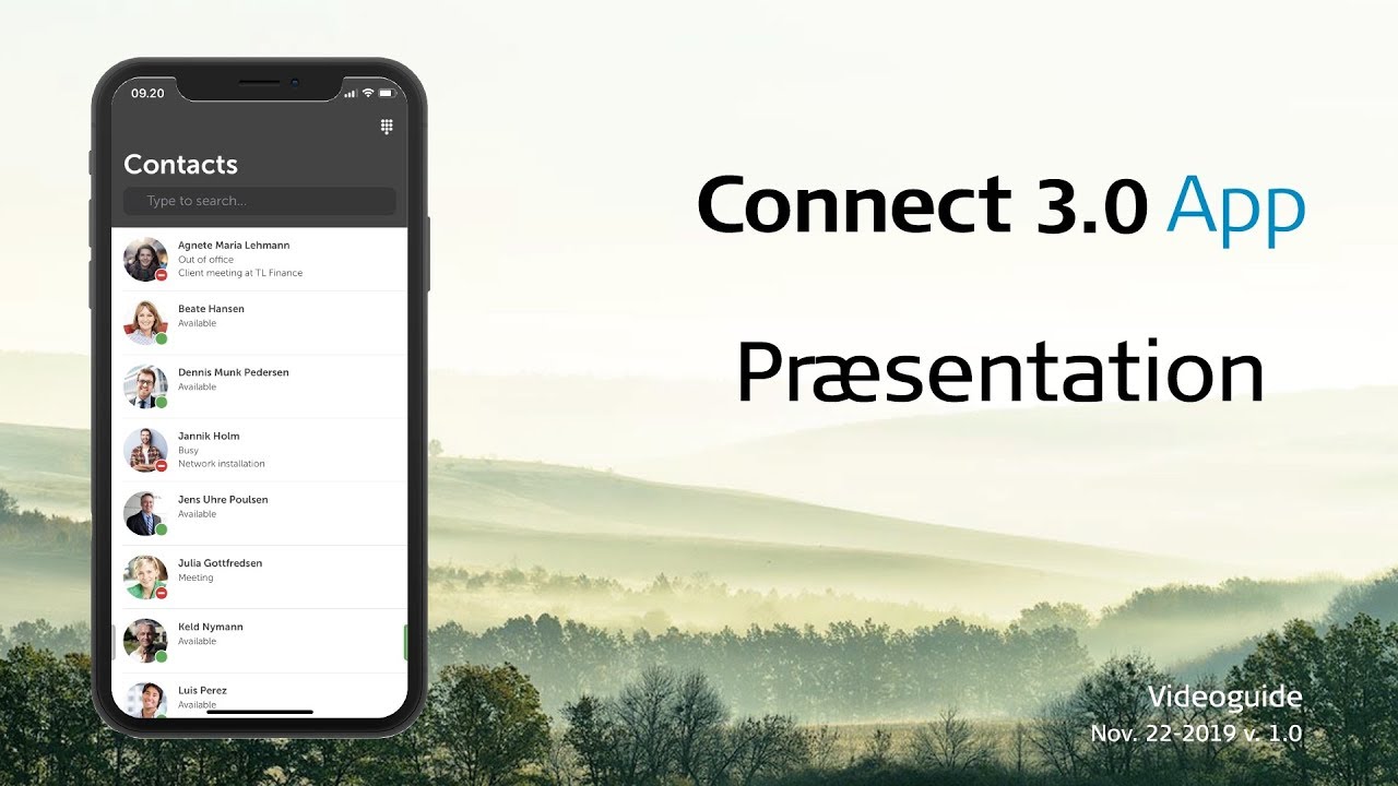 Connect 3.0 app: Præsentation - YouTube