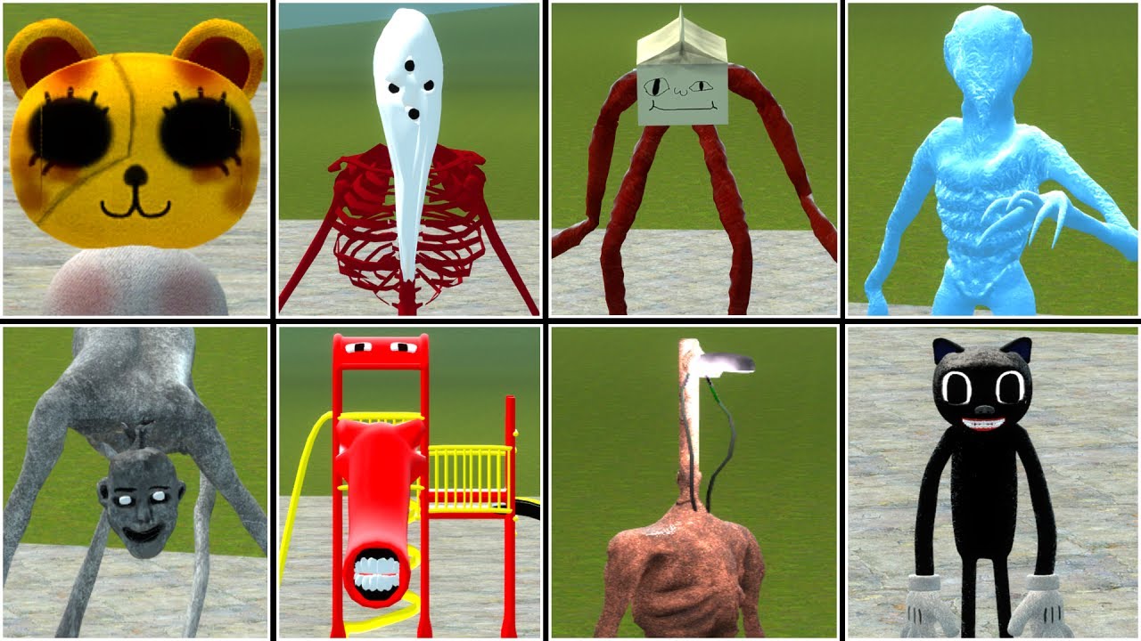 PLAY AS ALL TREVOR HENDERSON Creatures In Garry's Mod! - YouTube
