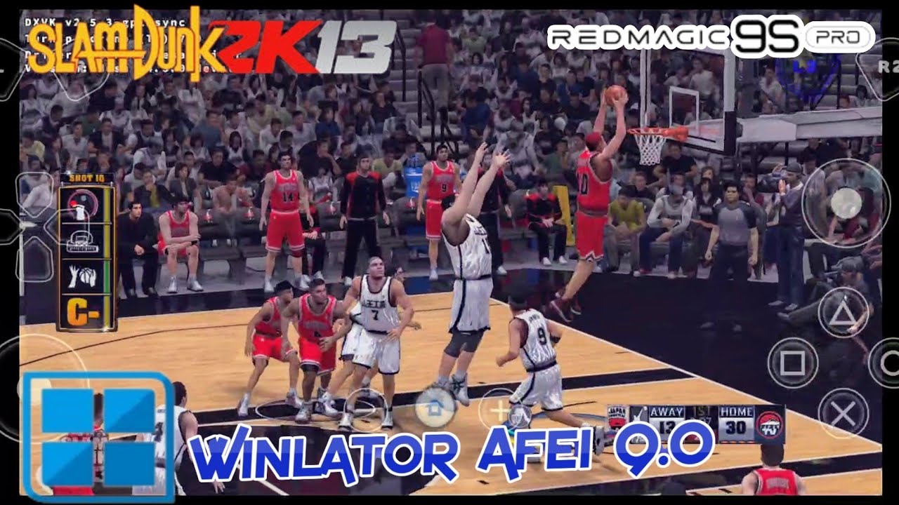 NBA 2k13 Slamdunk Mods High Set 720p Winlator Afie 9.0 Android Offline ...
