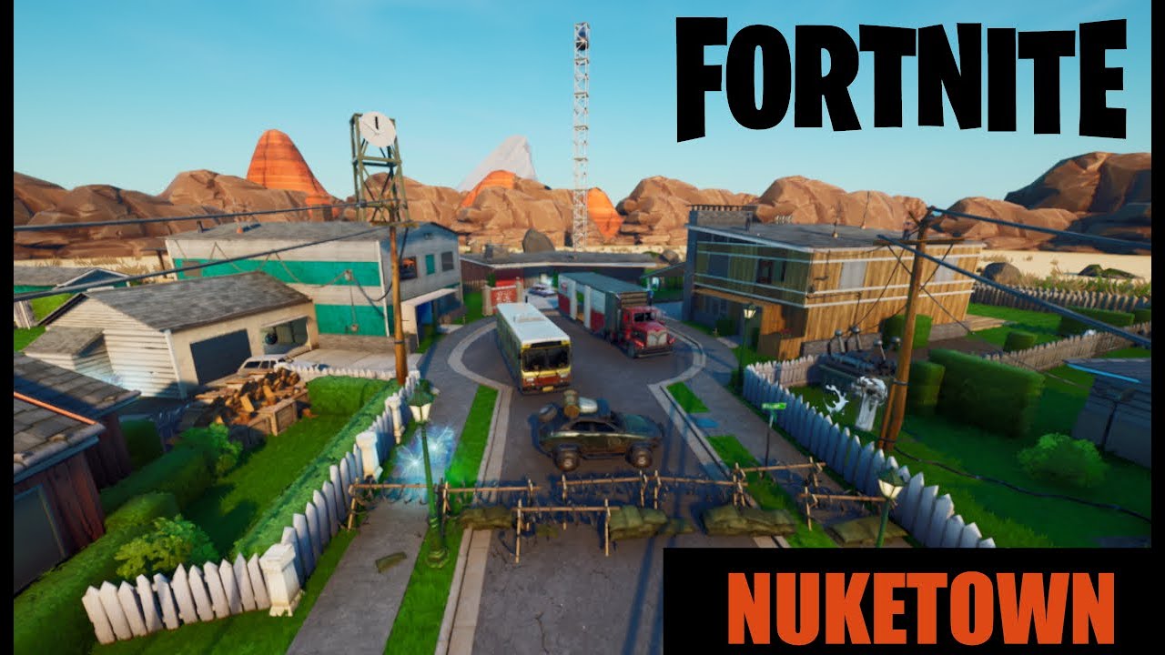 Fortnite Creativo Nuke Town Map - YouTube