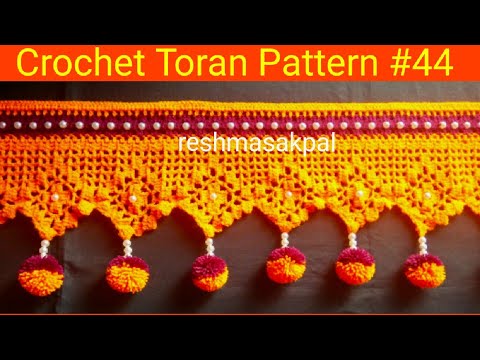 Crochet Toran Pattern #44 - YouTube