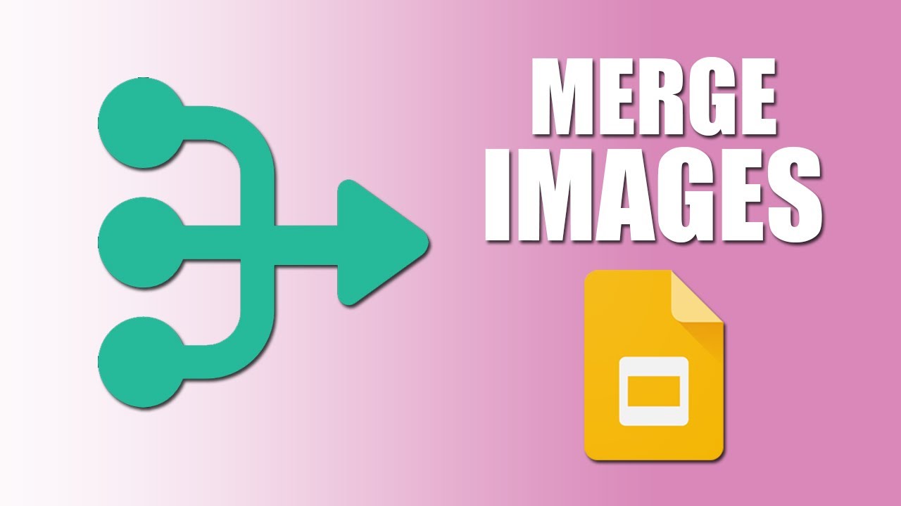 How to merge images in google slides on Chromebook - YouTube
