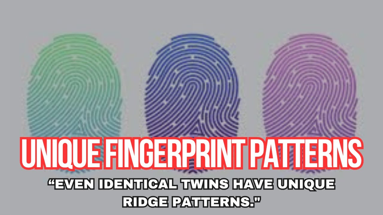 Unique Fingerprint Patterns - YouTube