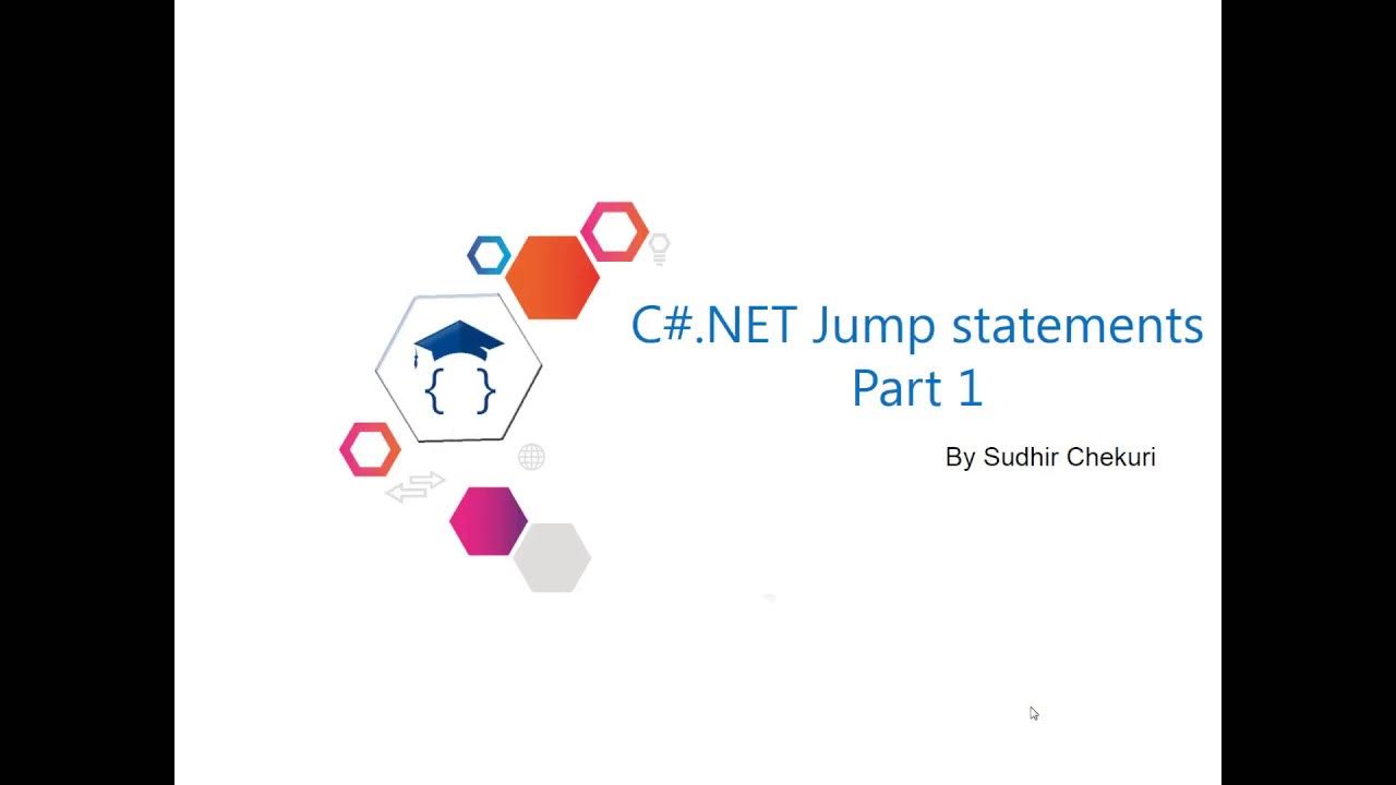 C# NET Tutorial - 19 - Jump statements Part 1 - YouTube