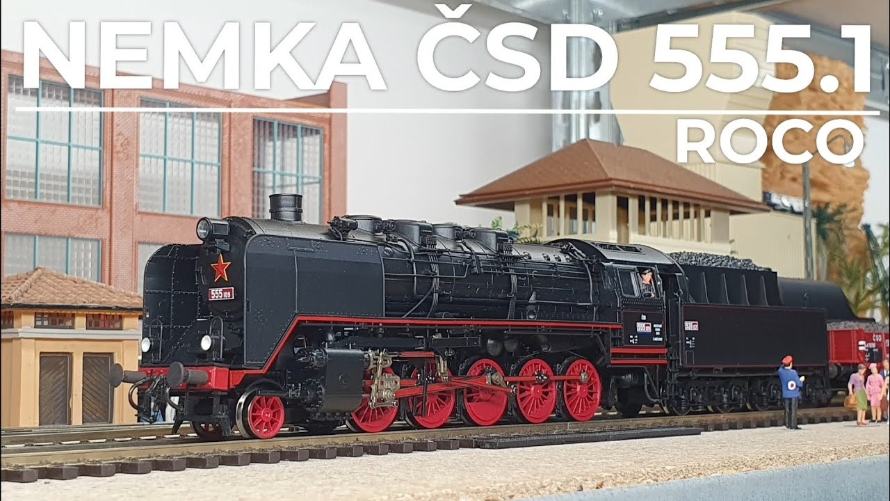 Roco Nemka ČSD 555.109 - YouTube