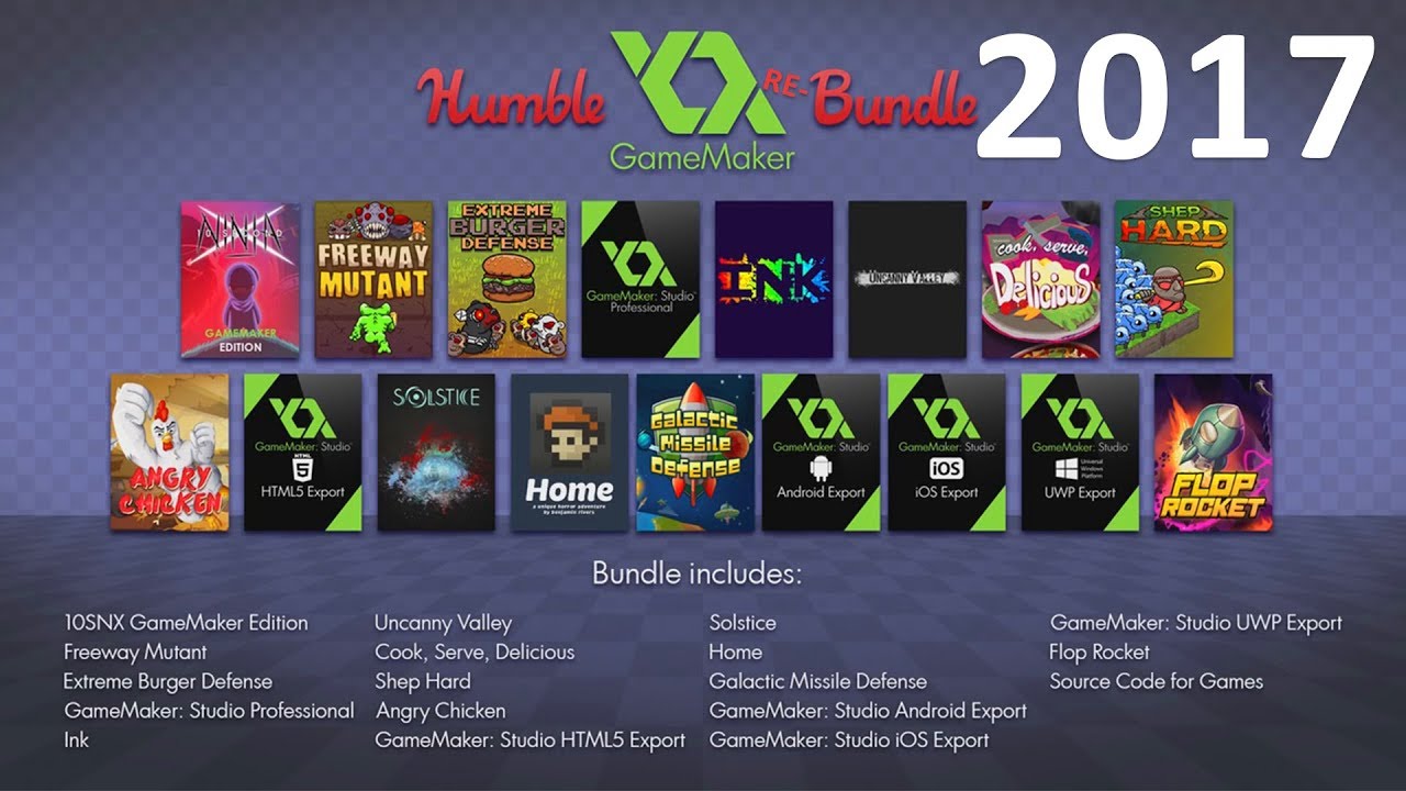 GameMaker Studio Pro Full + Modulos | Ultima Oferta RE-HumbleBundle ...