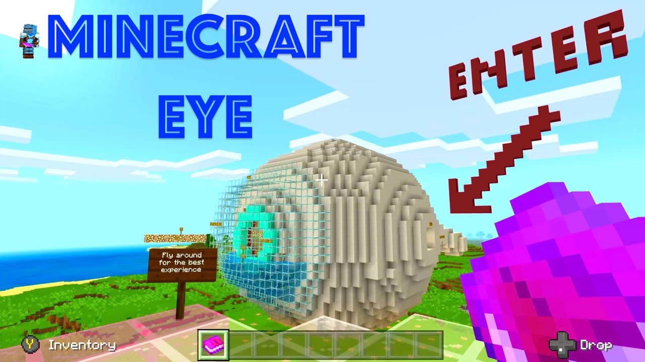 👁 WHAT DO YOU THINK ABOUT A MINECRAFT EYE 👁 - YouTube