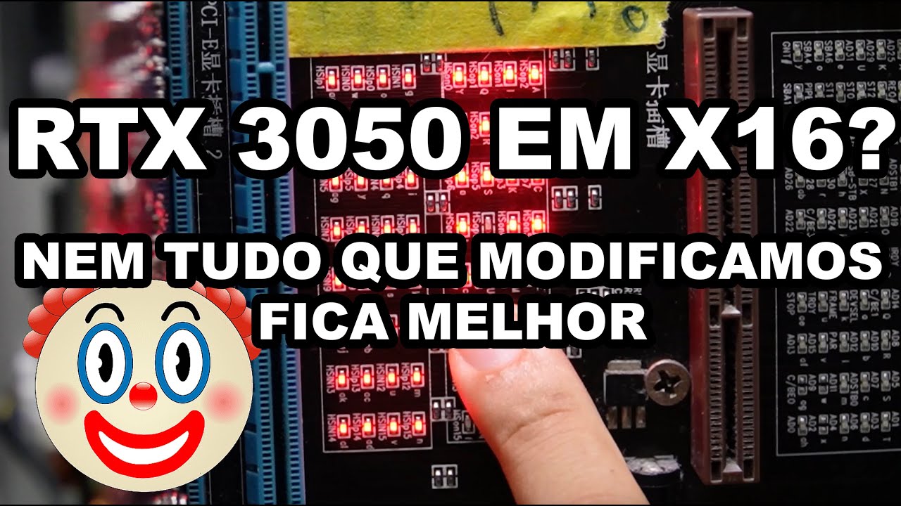 Transformando RTX 3050 x8 em 16x: a incrível jornada para lugar nenhum. - YouTube