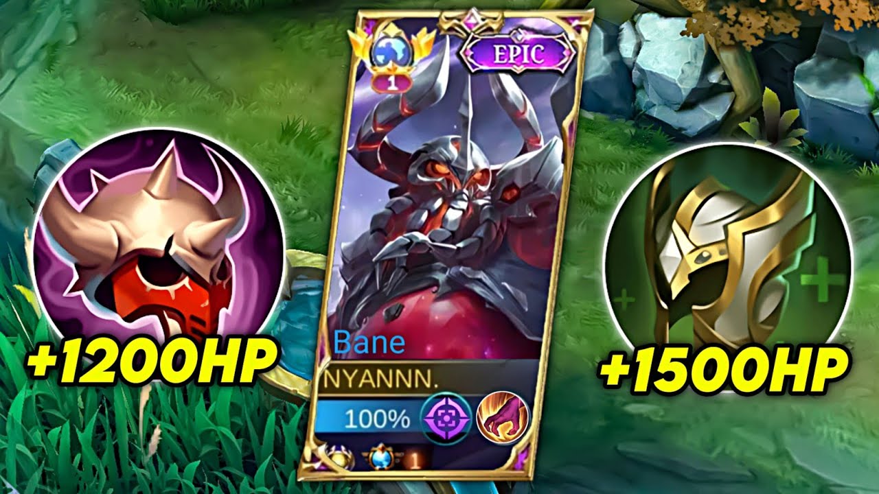 WHY PURE BANE TANK BUILD IS BROKEN!? | BANE BEST BUILD 2023 - MLBB ...