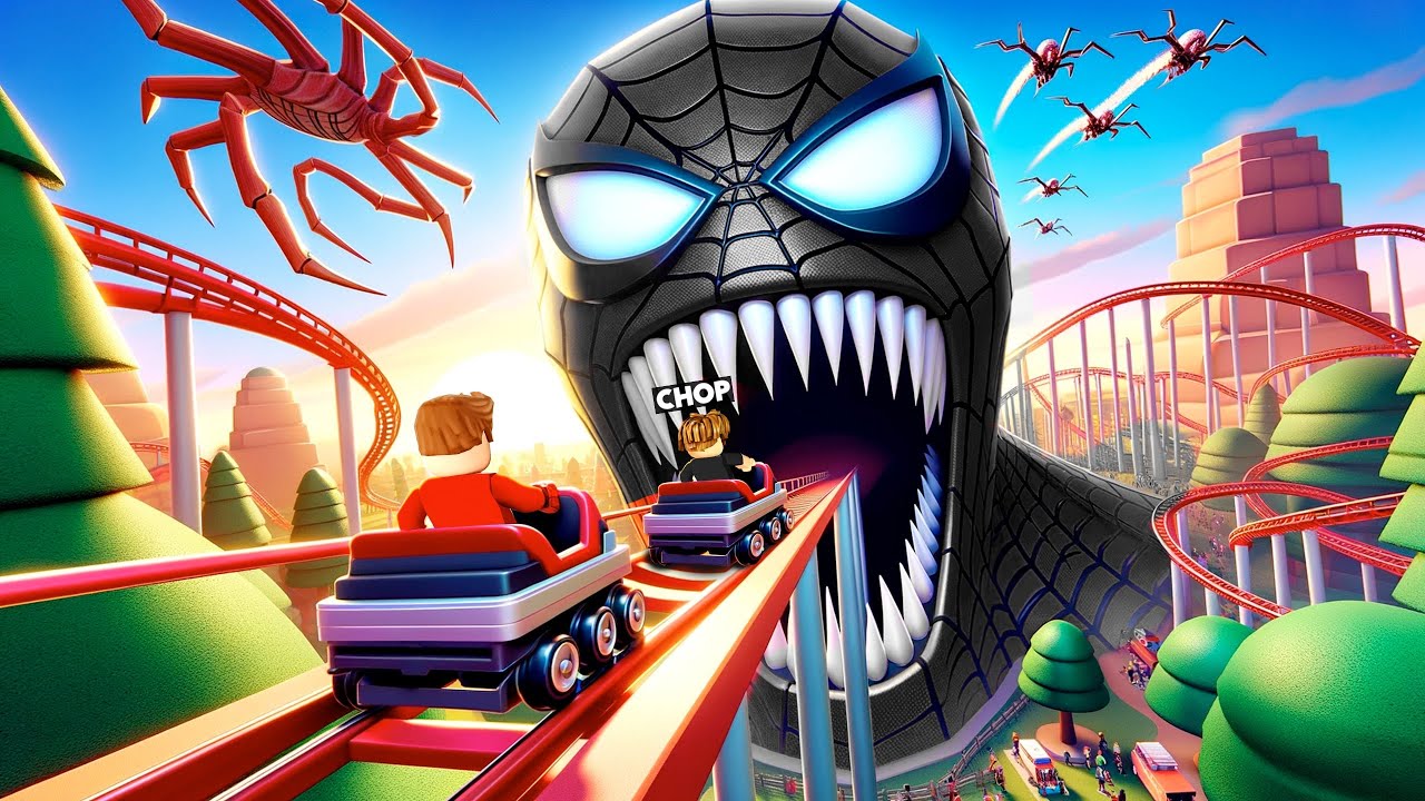 ROBLOX CHOP AND FROSTY COMPLETE THE VENOME CART RIDE OBBY - YouTube