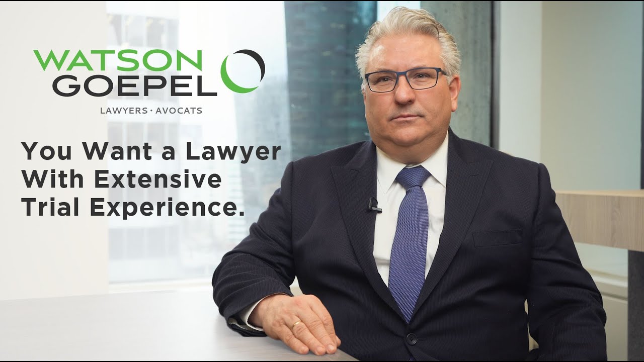 Watson Goepel LLP - Experienced Trial Lawyers - YouTube