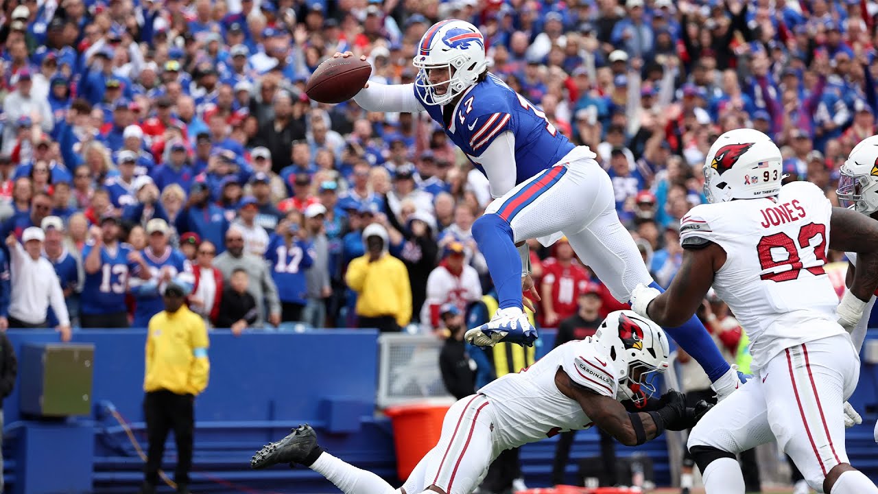 Josh Allen's best plays from 4-TD game | Week 1 - YouTube