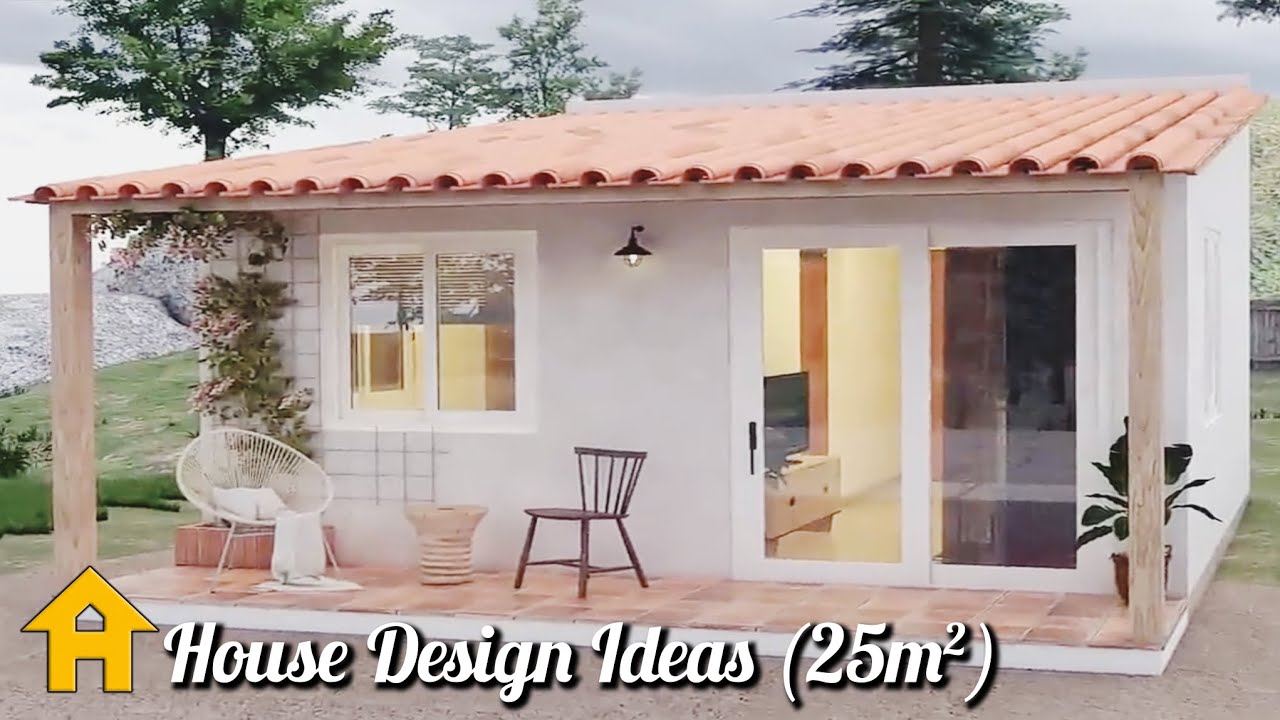 House design ideas (25sqm) - YouTube