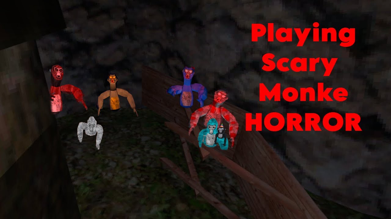 Playing Scary Monke Horror! (This Was So Fun) - YouTube