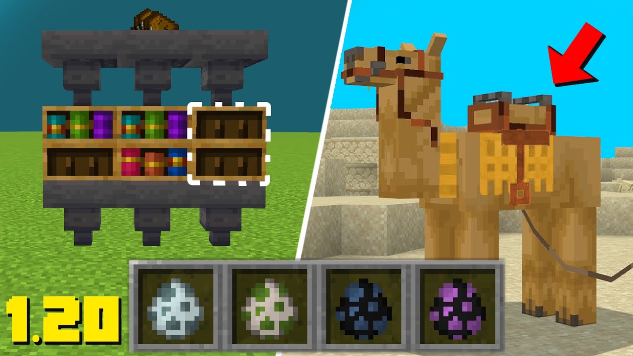 MINECRAFT 1.20 - CHEGOU A ATUALICAÇÃO com NOVIDADES e NOVOS OVOS ...