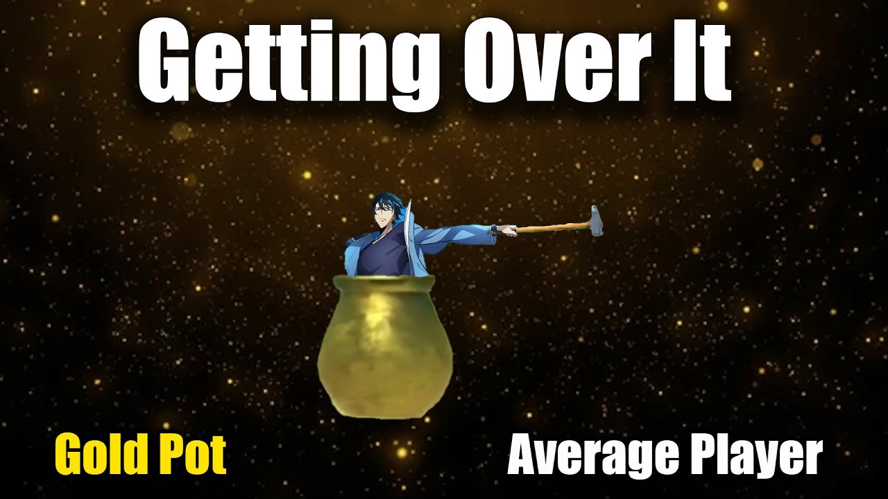 How I Got The Gold Pot In Getting Over It But Still Bad | Raw ...