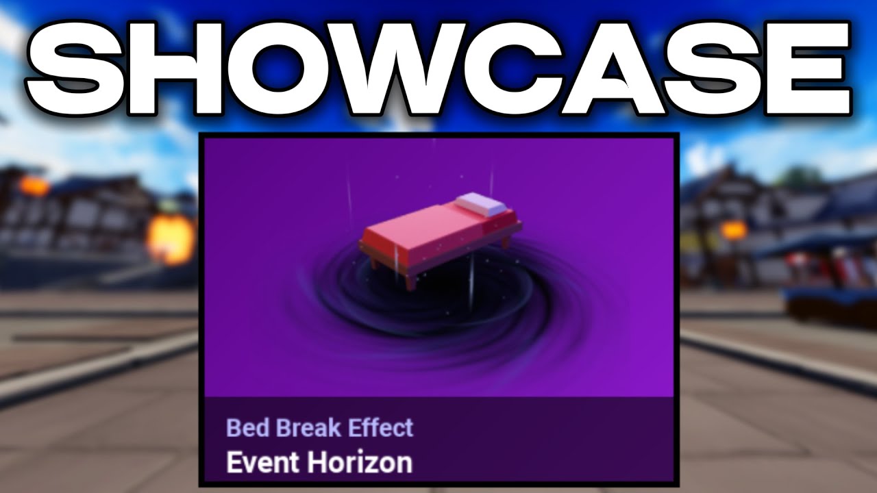 Event Horizon Bed Break Effect Showcase (Roblox BedWars) - YouTube