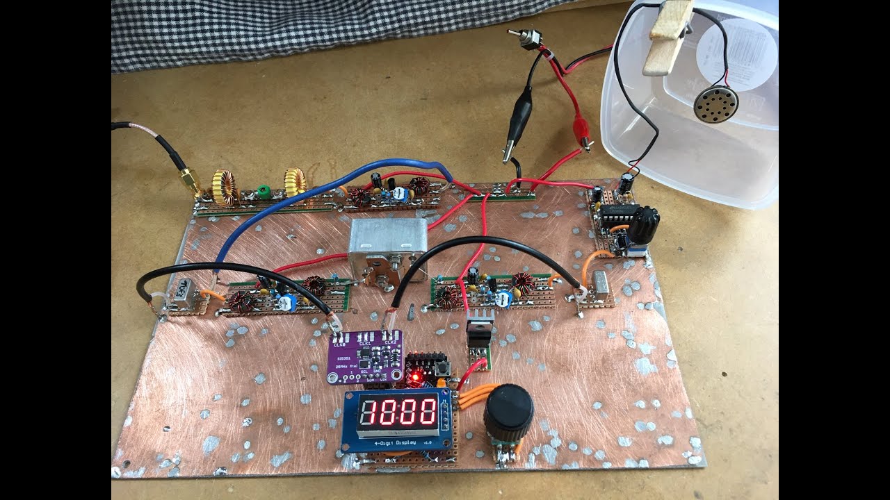 Homebrew Portable 40m SSB QRP Rig. Part 3: Superhet Receiver - YouTube