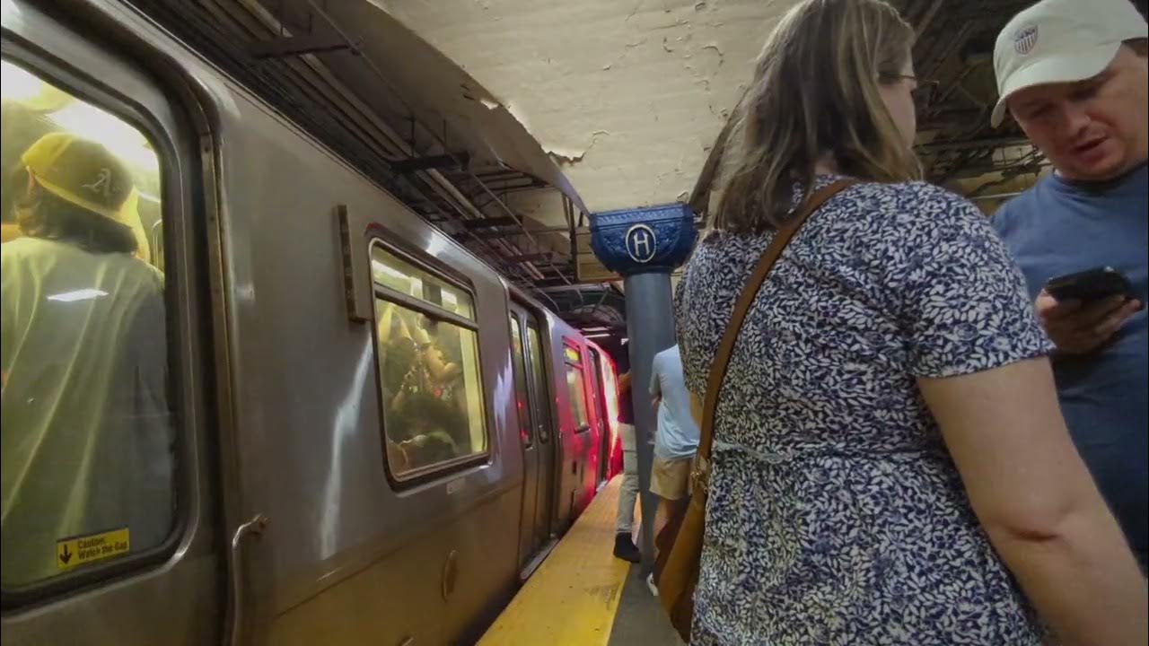 33rd St/Hoboken bound PA 5 PATH at Hoboken - YouTube