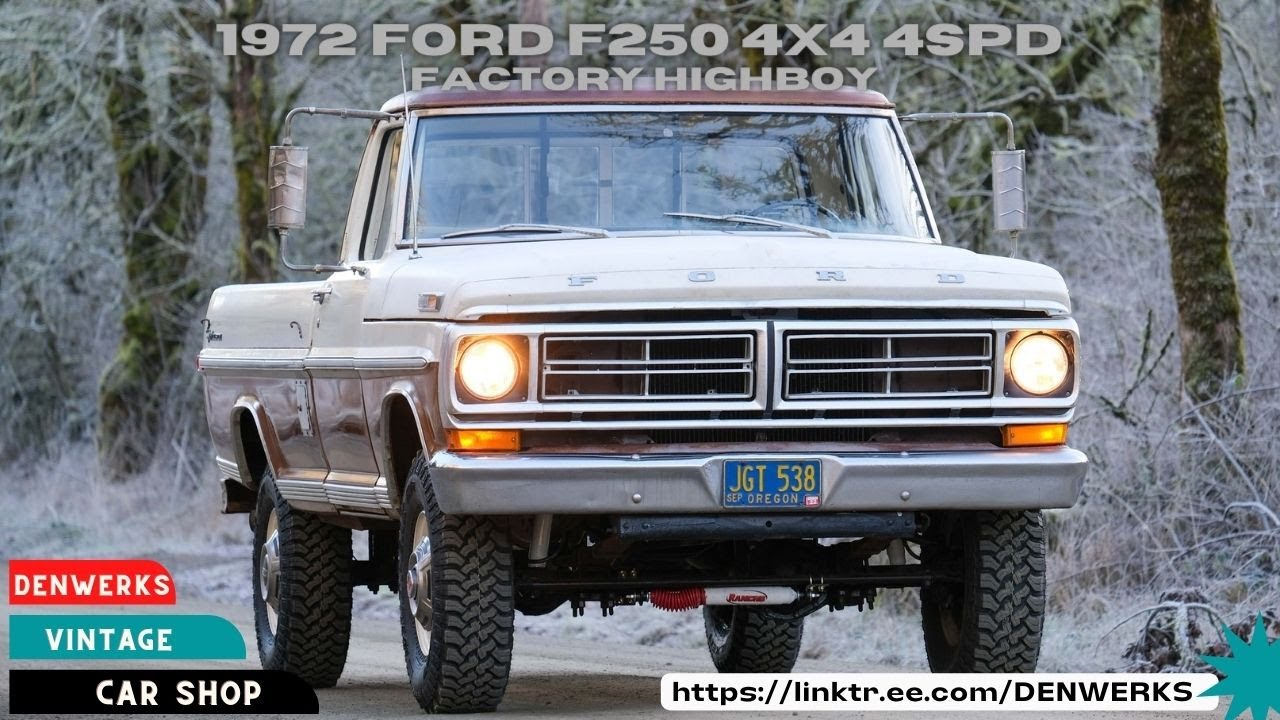 1972 Ford F250 4x4 Highboy Sport Custom Ford Trucks Bumpside Bump Side ...