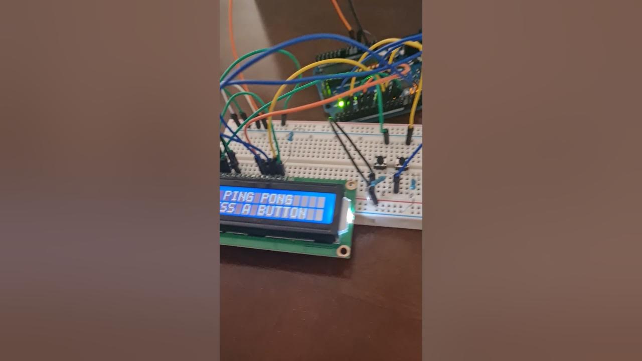 Arduino uno R3 project ping pong game - YouTube
