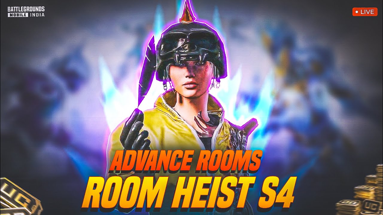 🔴HEIST CUSTOM ROOMS SEASON 4 || FINALS || DAY-1 || FREE ENTRY || BGMI ...
