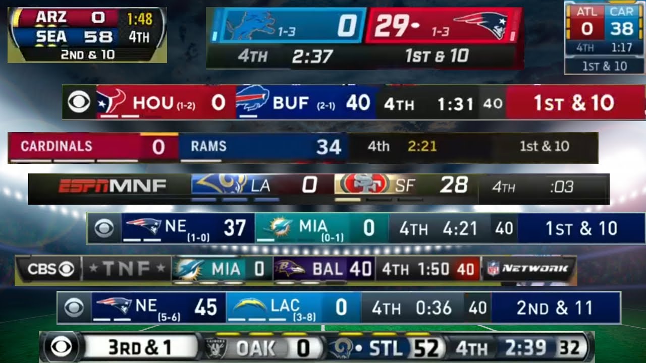 NFL | Largest Shutout of Each Season Since 2010 - YouTube