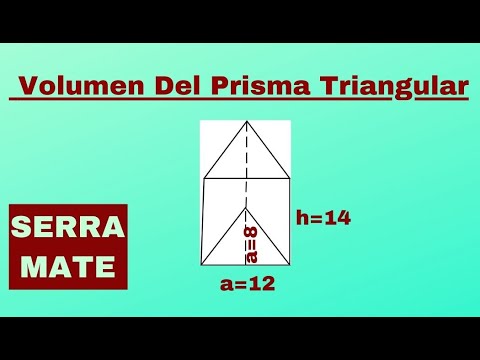 Area Y Volumen De Un Prisma Triangular - YouTube
