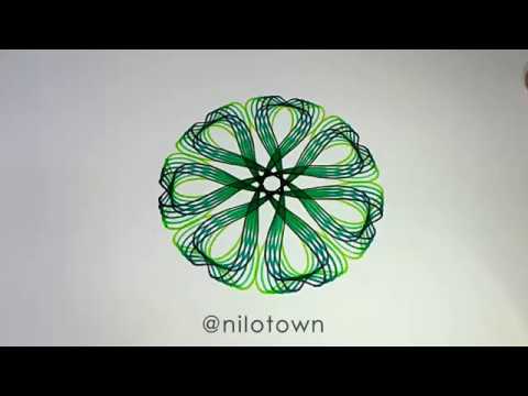 Easy Spirograph - Design n9 - YouTube