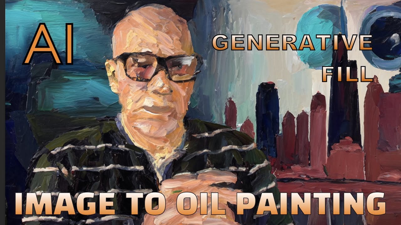 Generative AI oil painting filtering in PS - YouTube