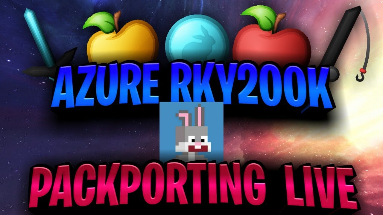 Rky 200k AZURE [256x] by Looshy MINECRAFT PACK PORTING (Live) - YouTube