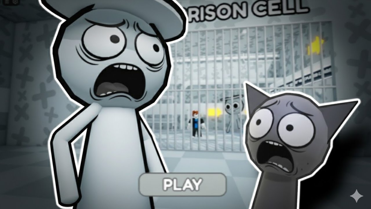 Grey Sprunki Vs Silver Sprunki Prison Run Full Gameplay - YouTube