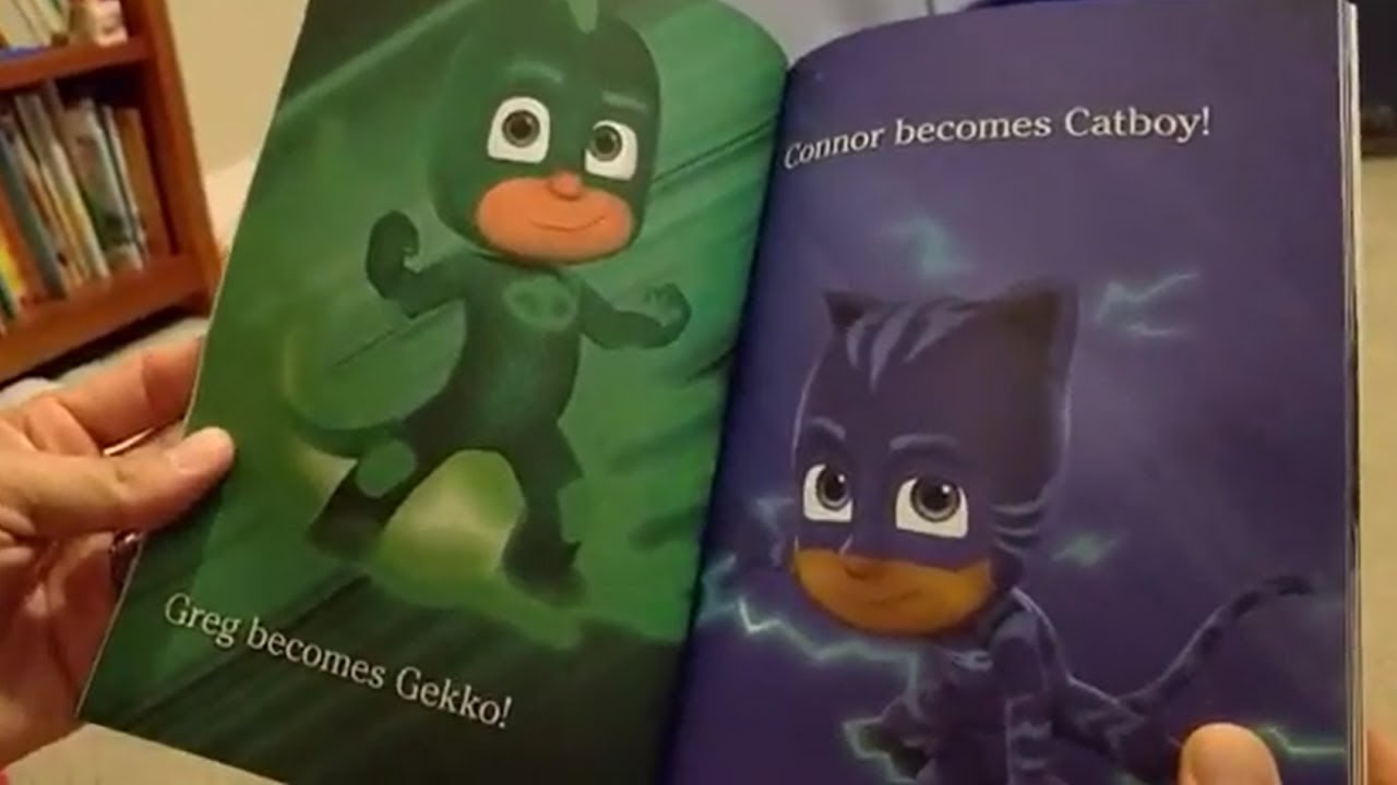 PJ Masks Save the Library - Storybook Read Along - Catboy, Owlette ...