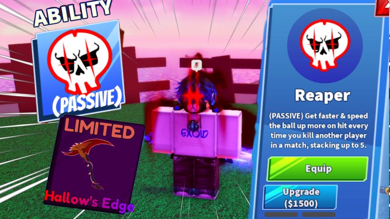 The *NEW* REAPER Ability Showcase in BLADE BALL (Roblox) - YouTube