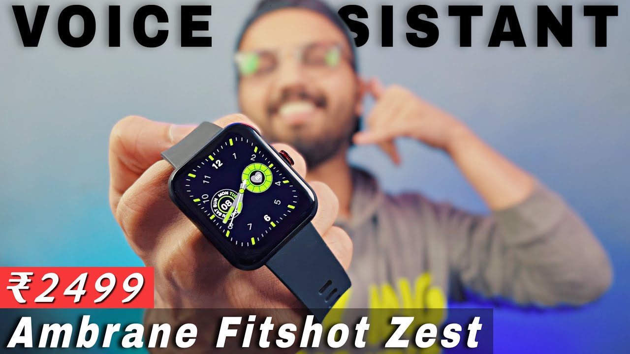 This Smartwatch Comes with Calling & Voice assistant at 2499🔥Ambrane ...